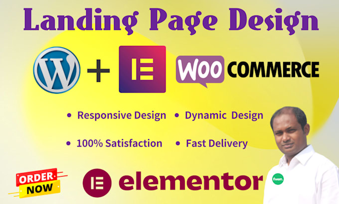 Do professional wordpress landing page design with elementor by Wp_dipongkar | Fiverr