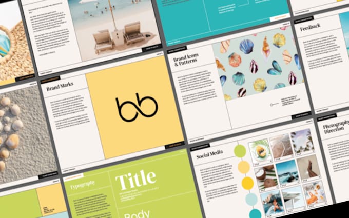 Design a brand identity book and style guide by Camilaazul | Fiverr