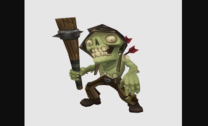 Do a low poly 3d model with ps1 and n64 looks, includes rig by ...