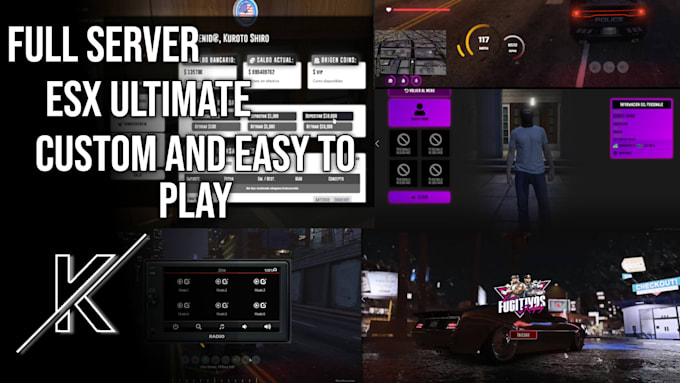 Create or modify your fivem esx server optimized by Kurotoshiro0 | Fiverr