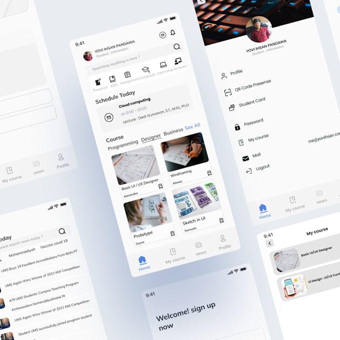 Make awesome user interface and experience mobile and apps by Yoviihsan | Fiverr