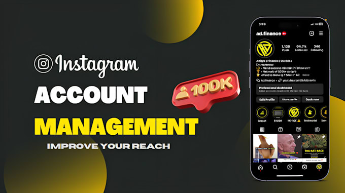 Manage your instagram account by Adityauniyal912 | Fiverr