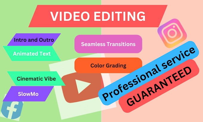 Do creative and professional video editing for any niches of youtube channel by Abrar2123 | Fiverr