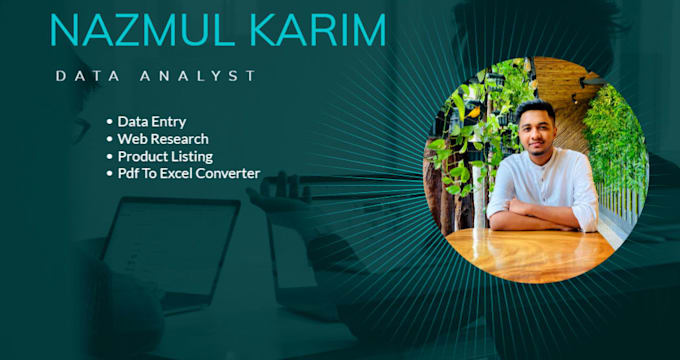 Do Data Entry Data Collection Copy Paste Web Scraping By Nazmul128