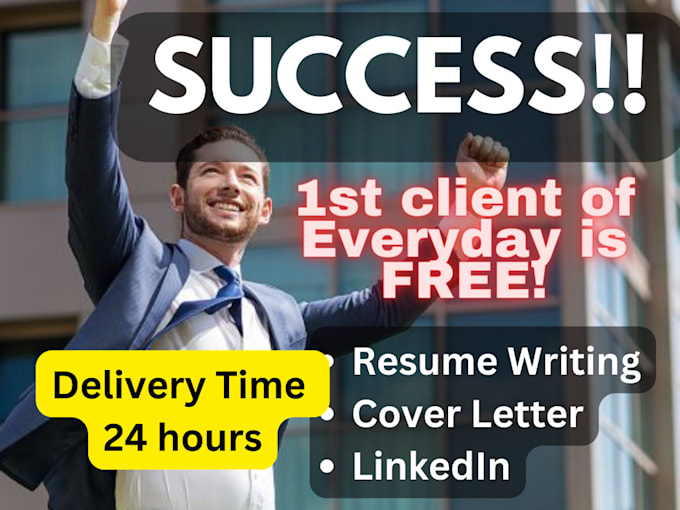 Scribble best resume cover letter and linkedin in 24 hours by Barrira_meryum | Fiverr