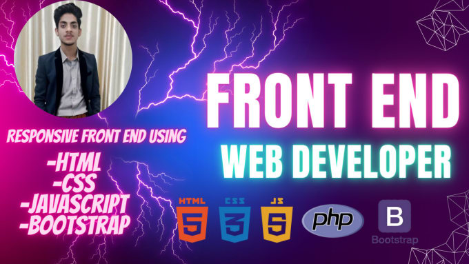 Do Frontend Development Using Html Css Javascript For You By Asadsarwar904 Fiverr