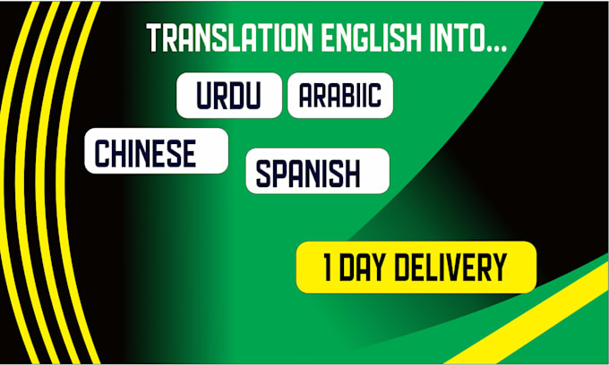 Write an impressive english to urdu and chinese translation by ...