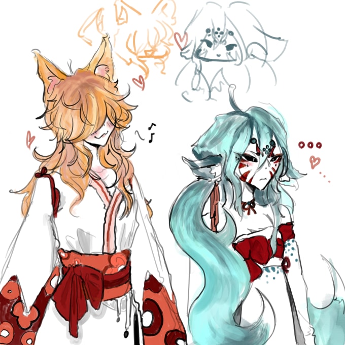 Draw Your Ocs And Favorite Characters By Koishima Fiverr