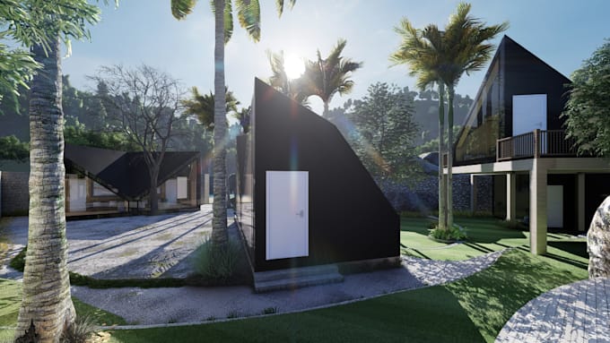 Do hill area design, plan, 3d model and visualization by Ummek1 | Fiverr