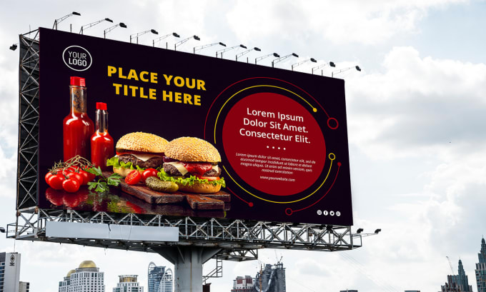 Design printable signage, billboard, vinyl banner, yard sign and rollup ...