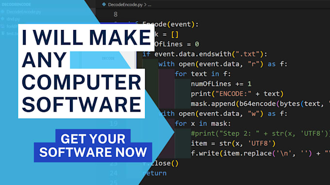 Make any computer software for you by Derrick_jr | Fiverr