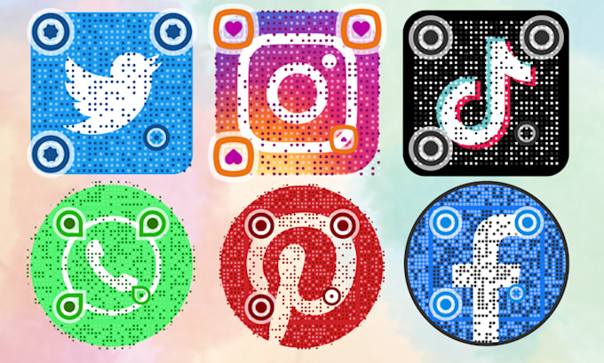 Create custom qr codes using your social media logo and link by ...