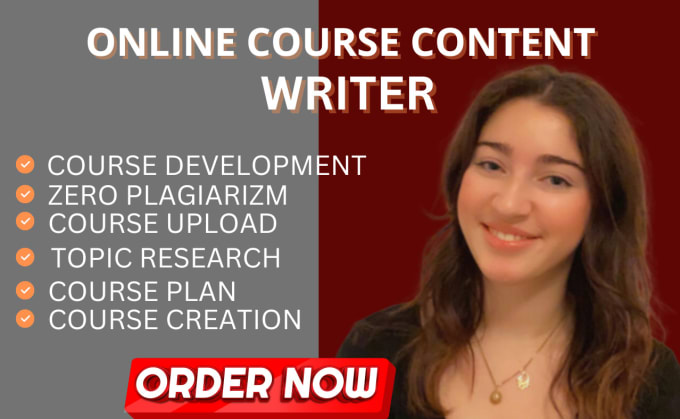 Create online course content, course curriculum, course development by ... Create online course content, course curriculum, course development by ...