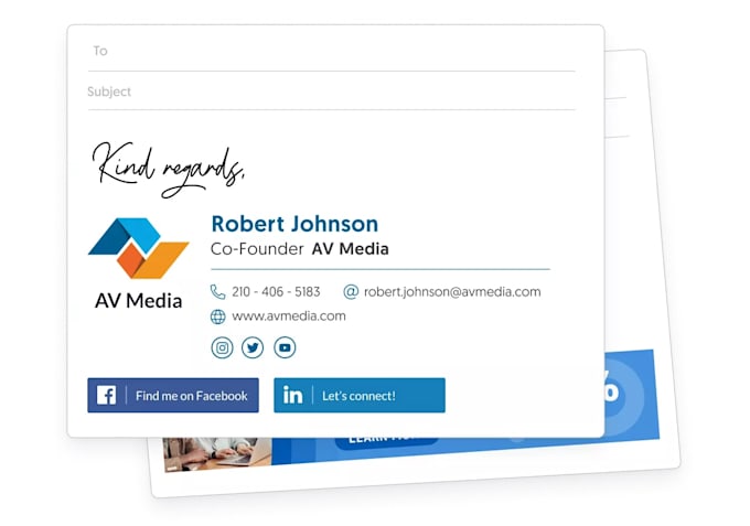 Create a stunning and customized html email signature by ...