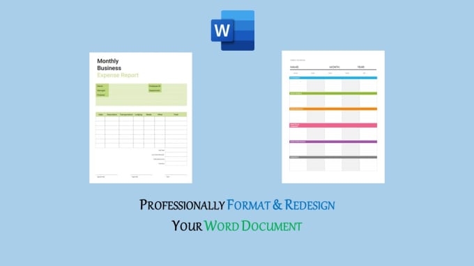 Professionally format and redesign your word document by Alihamid962 ...