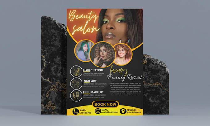 Design luxury ,spa,beauty salon menu flyer by Vishuyadav5 | Fiverr