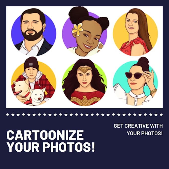 Make cartoon from your photo by Vickypaswan350 | Fiverr