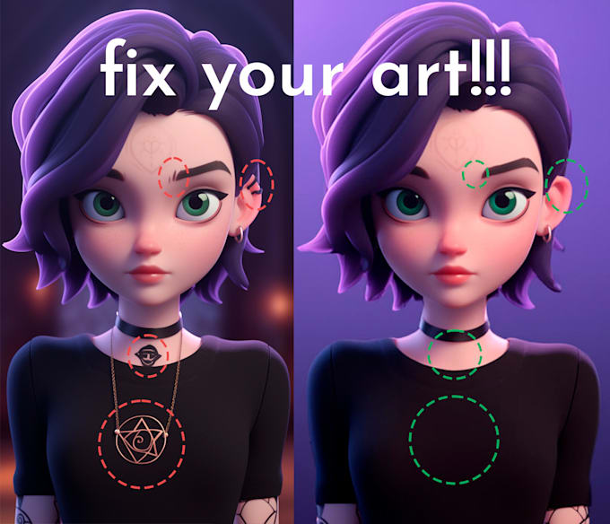 Fix your ai art by Mur_fver | Fiverr