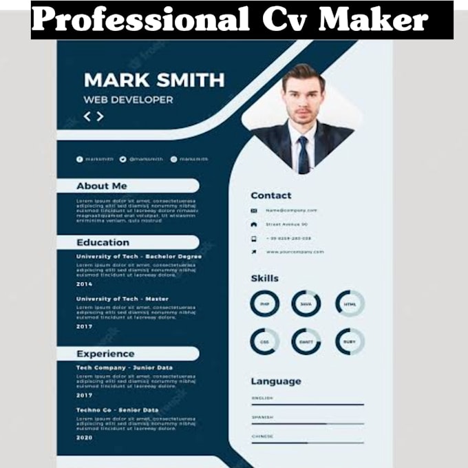 Create cv with professional cover letter by Yasin5962 | Fiverr
