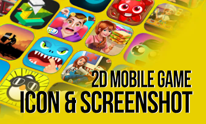 Design creative 2d game ui icon and screenshots by Gameartistt | Fiverr