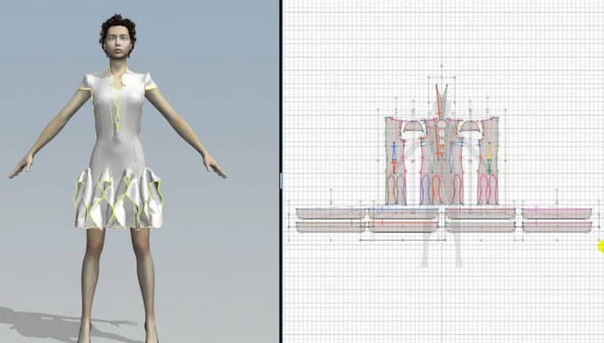 Model 3d clothe fashion and horror illustration by Aryanruwa | Fiverr