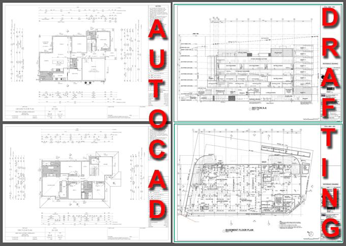 Do autocad drafting in any version from pdf to cad dwg file by Cadtech8 ...