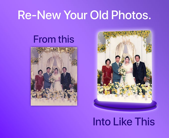 Restore your old photos by Williambudyanto | Fiverr