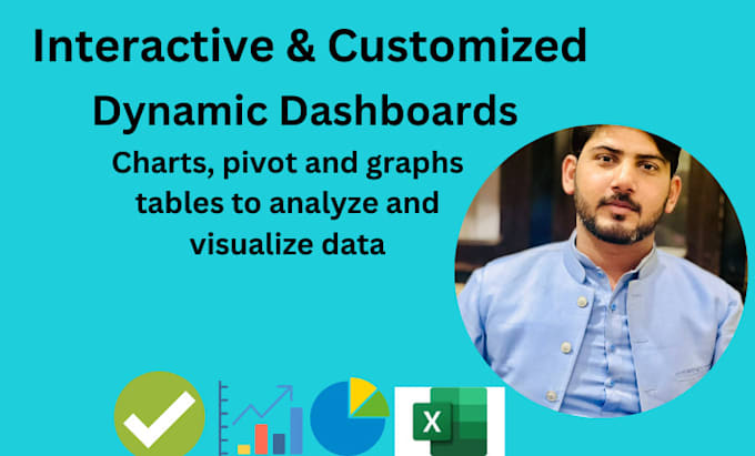 Create customized dynamic and interactive dashboards by Mr_saleemm | Fiverr