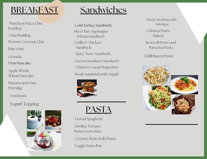 Design a unique elegant quirky restautant menu and flyers by Ispardha ...