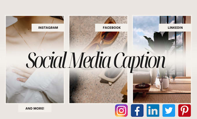 Write engaging captions for your social media post by Zegokc | Fiverr