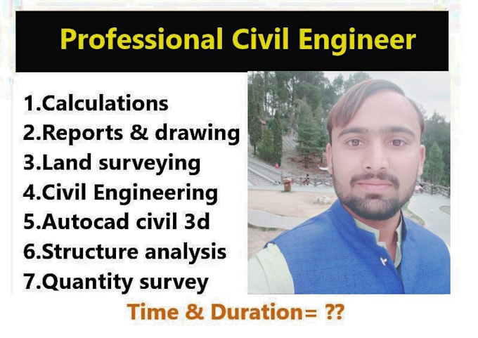 Help you in civil engineering and surveying by Abdulrauf61313 | Fiverr