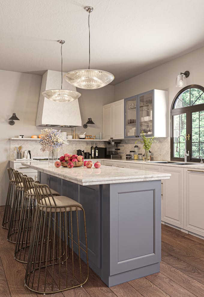 Realistic 3d rendering using vray or corona by Julia9401 | Fiverr