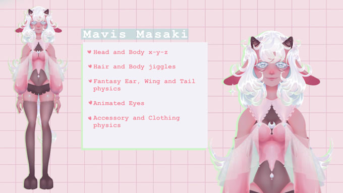 Rig your vtuber model professionally in live2d by Masaki_mavis | Fiverr