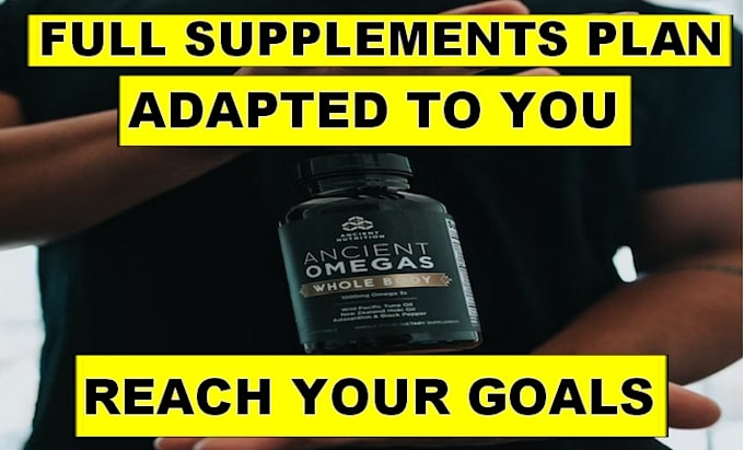 Create a full supplements plan or program for you by Frenchsub | Fiverr
