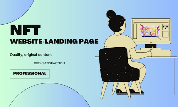 Create modern nft website design and nft landing page by Codertolu | Fiverr