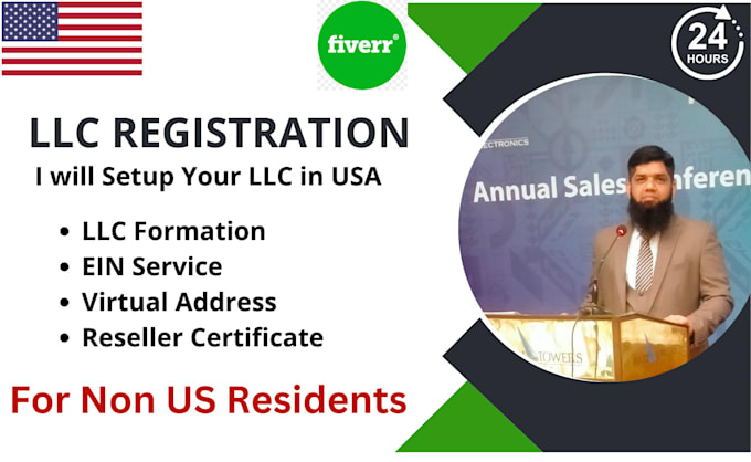 Register us llc for non us residents, business registration and ein ...