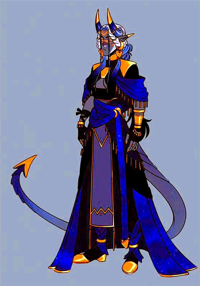 Draw dnd character art and dnd character art by Uchenmazzi | Fiverr