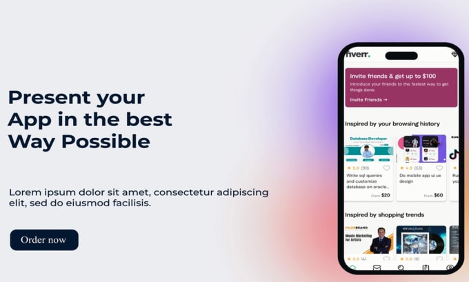 Create a unique and eye catching app promo video by Aamirmazhar535 | Fiverr
