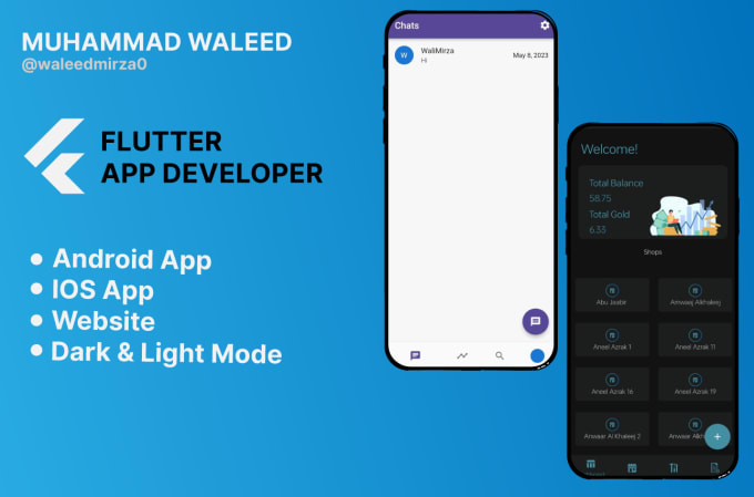 Develop a custom flutter app by Waleedmirza0 | Fiverr Develop a custom flutter app by Waleedmirza0 | Fiverr