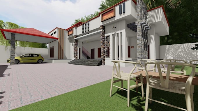 Draw your hand sketch design into cad and revit by Adnansabir165 | Fiverr