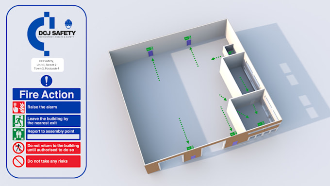 Improve visual fire control notices by Dcj_safety | Fiverr