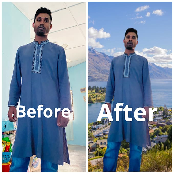 Photo editing remove background remove unwanted think by Riponvau | Fiverr