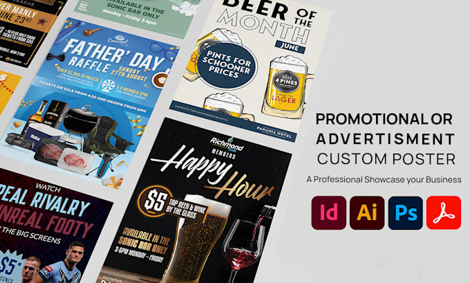 Create promotional or advertisement poster by Arvinjoven12 | Fiverr