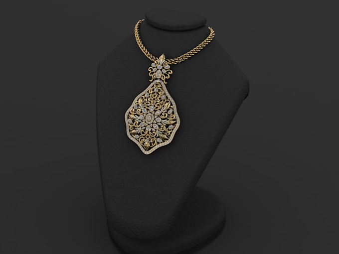 Do create any 3d cad pendant design by Jewelart93 | Fiverr