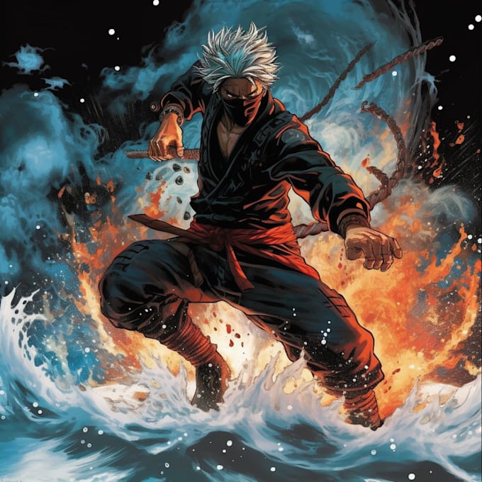 Create conceptual art and a character in the anime register by Killian ...