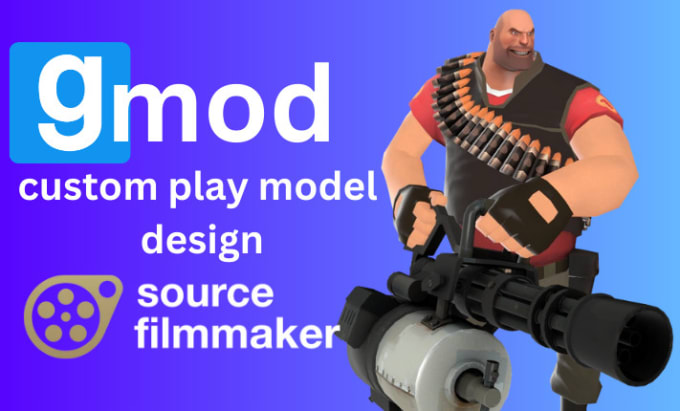 Create 3d Gmod Custom Player Model Map Lua Script With Sfm Blender And Mmd By Gmoderator Fiverr