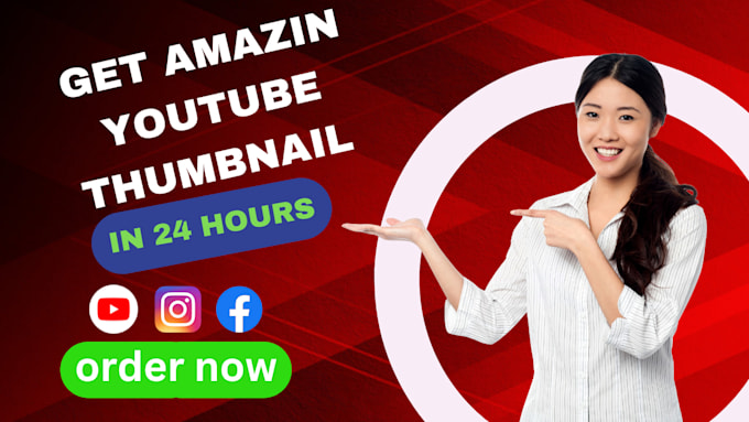 Design amazing youtube thumbnail in 24 hours by Marisamartias | Fiverr