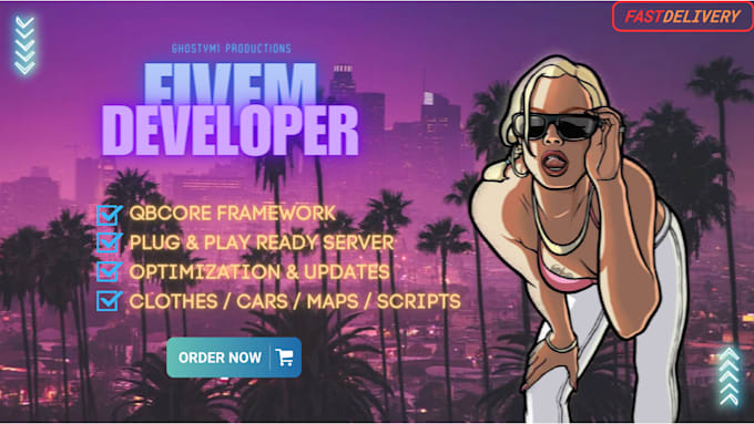 Create or edit your fivem qbcore server by Ghostym1 | Fiverr