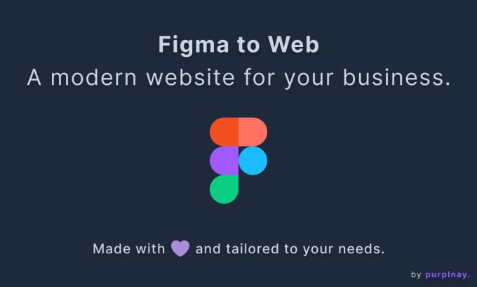 Turn your figma design into a website by Purplnay | Fiverr