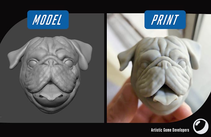 Create a highly detailed model for print by Artisticgamedev | Fiverr